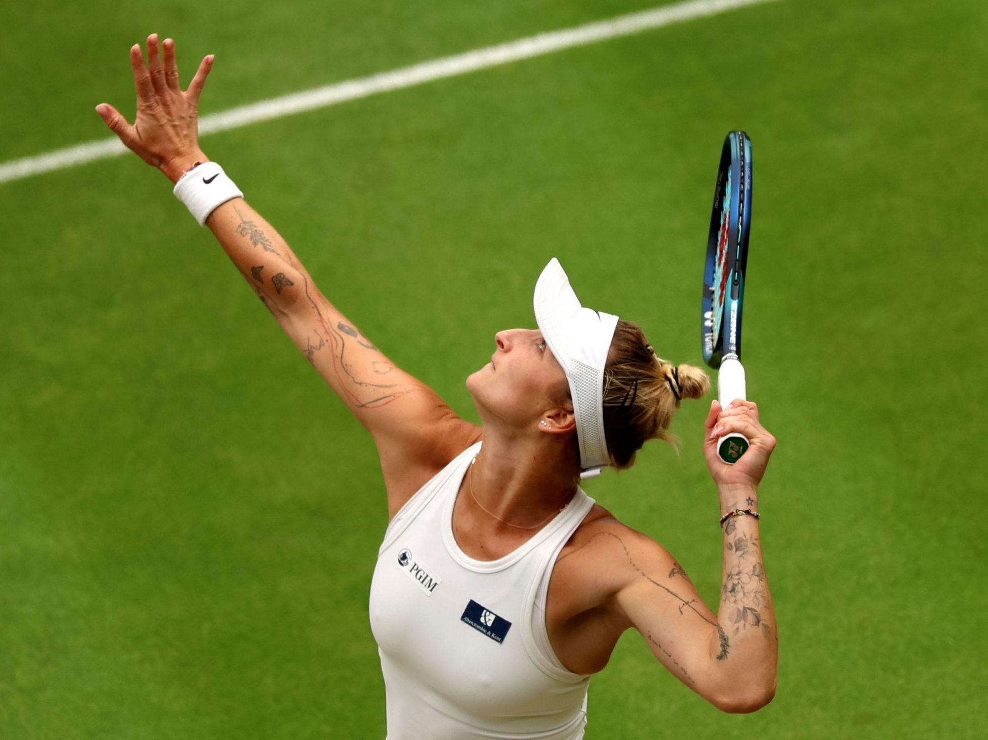 Unseeded Marketa Vondrousova tops Elina Svitolina to reach Wimbledon ...