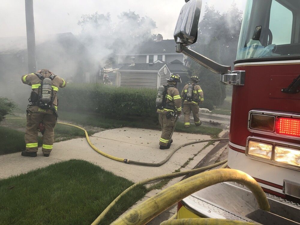 Photos: Garage fire in South Walkerville | Windsor Star