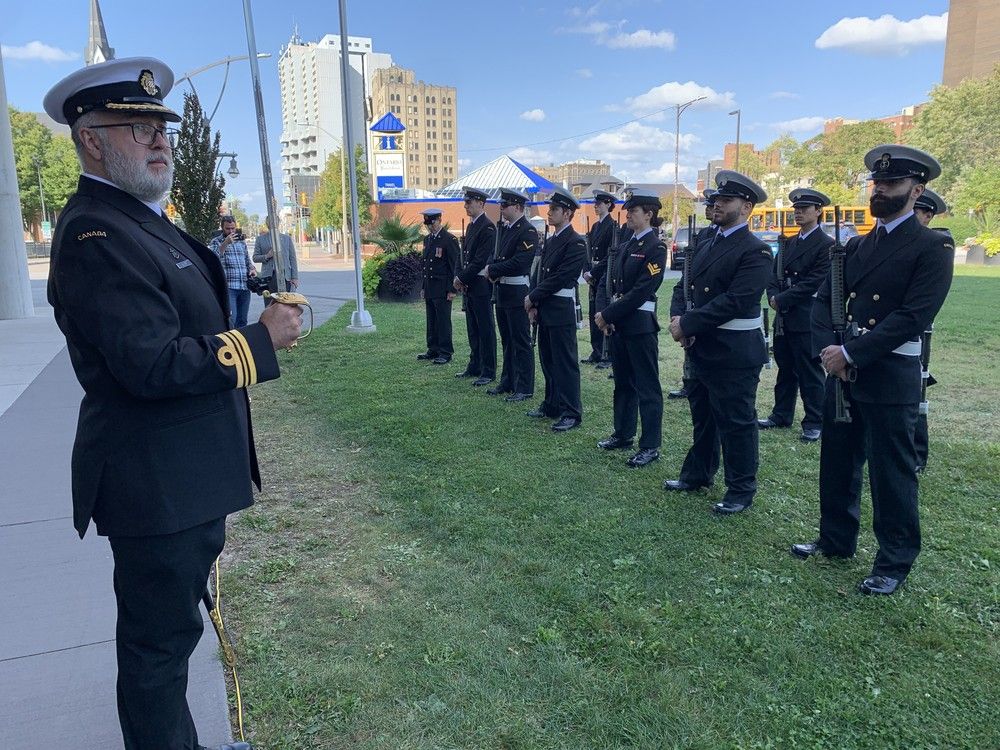 HMCS Hunter recognized during Freedom of the City in Windsor | Windsor Star