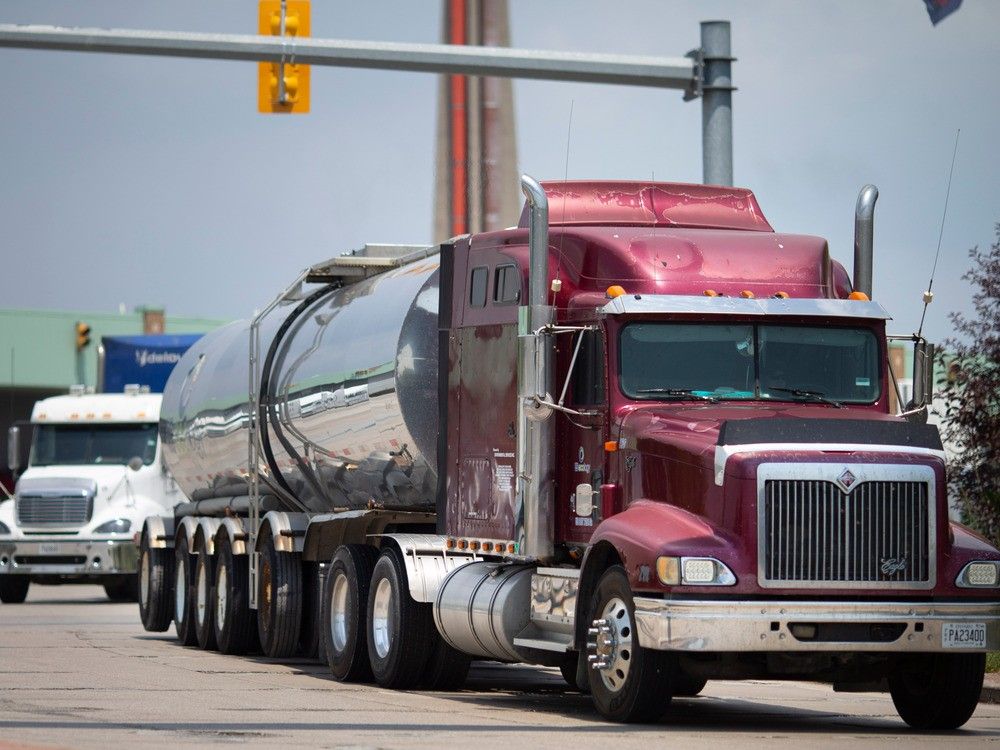 Ambassador Bridge seeks approval to allow hazardous material shipments ...
