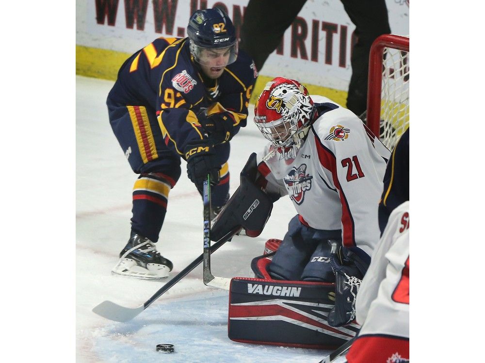 It was a first for Carson Woodall as well as the Windsor Spitfires ...