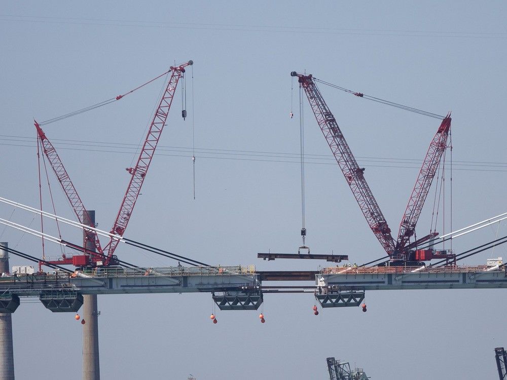 'Visible milestone' — Gordie Howe bridge's top deck connects this week ...