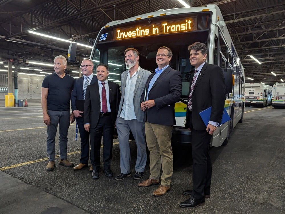 'A great day for transit' — Feds, province pledge $83M for Transit ...