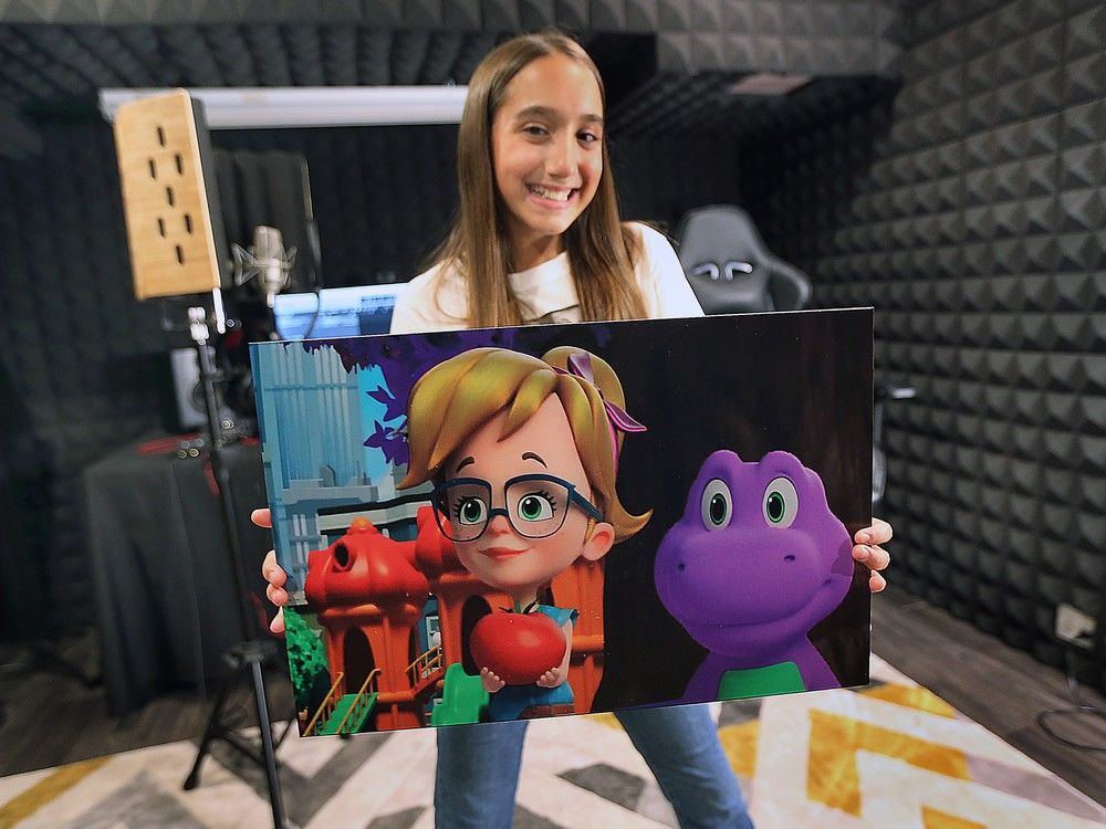 Windsor's 12-year-old voice talent stars in revival of beloved Barney ...