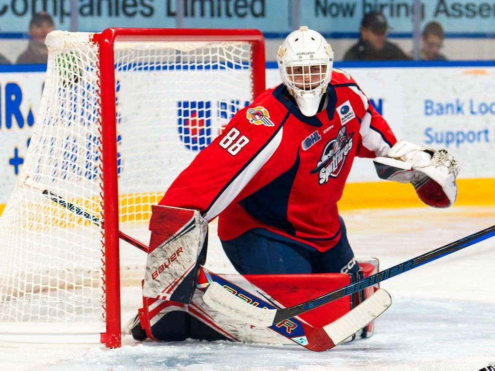 The long wait finally ended for goalie Carter Froggett. | Windsor Star