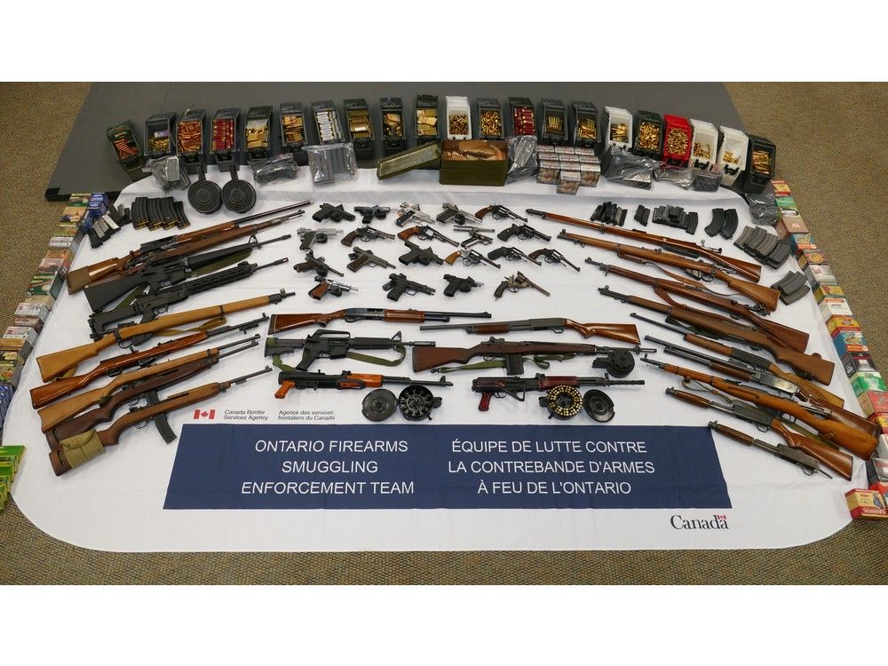 Border officers seize 48 guns, 17,000 rounds of ammo in Windsor raid ...