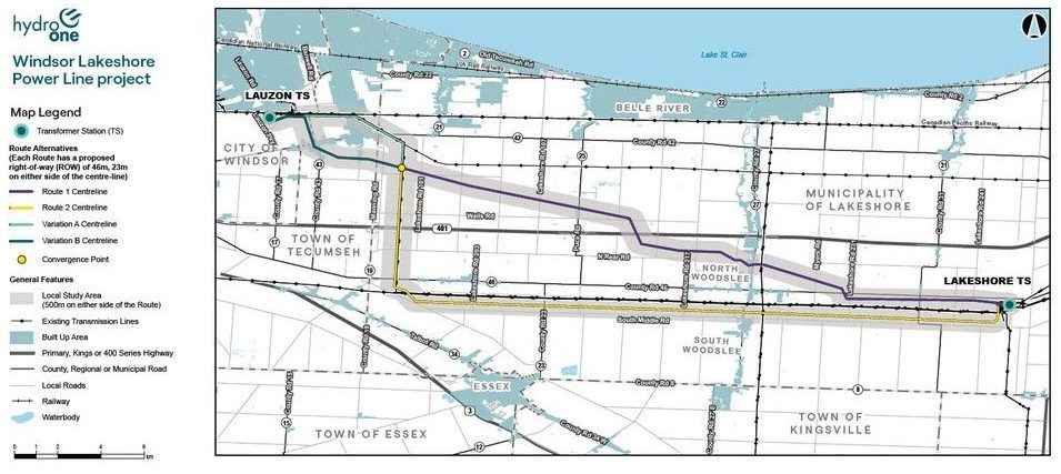 Hydro One seeks public input on proposed Lakeshore-Windsor power line ...