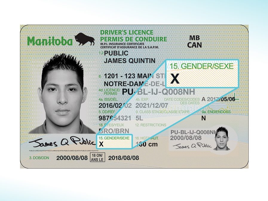 Manitoba now offering new gender options on driver’s licence | Winnipeg Sun