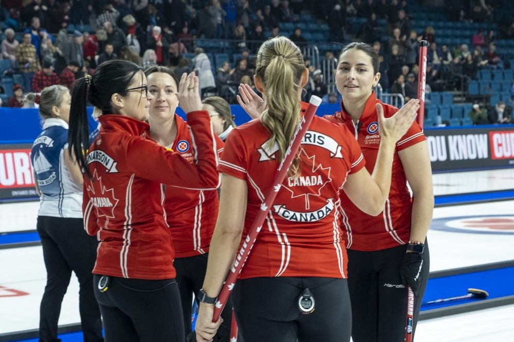 CURLING: Canada’s Einarson stays in hunt for fourth straight title with ...