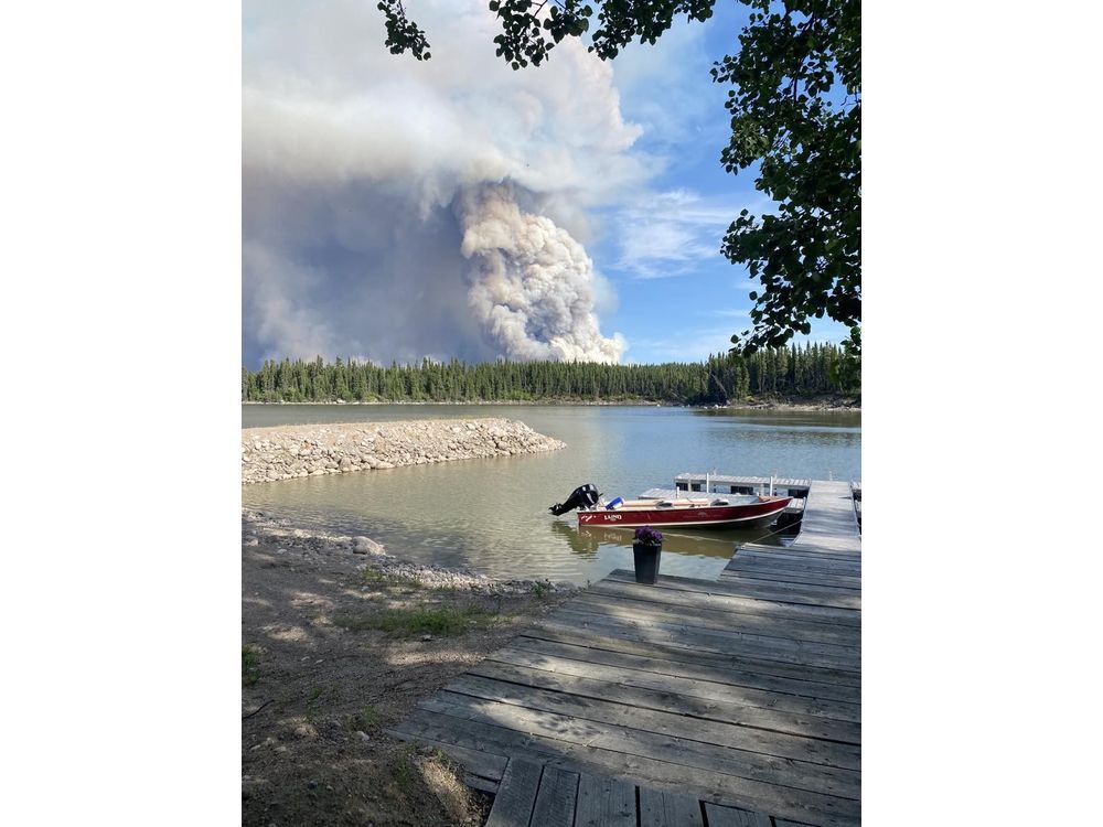 Northwestern Manitoba town evacuated due to encroaching wildfire ...