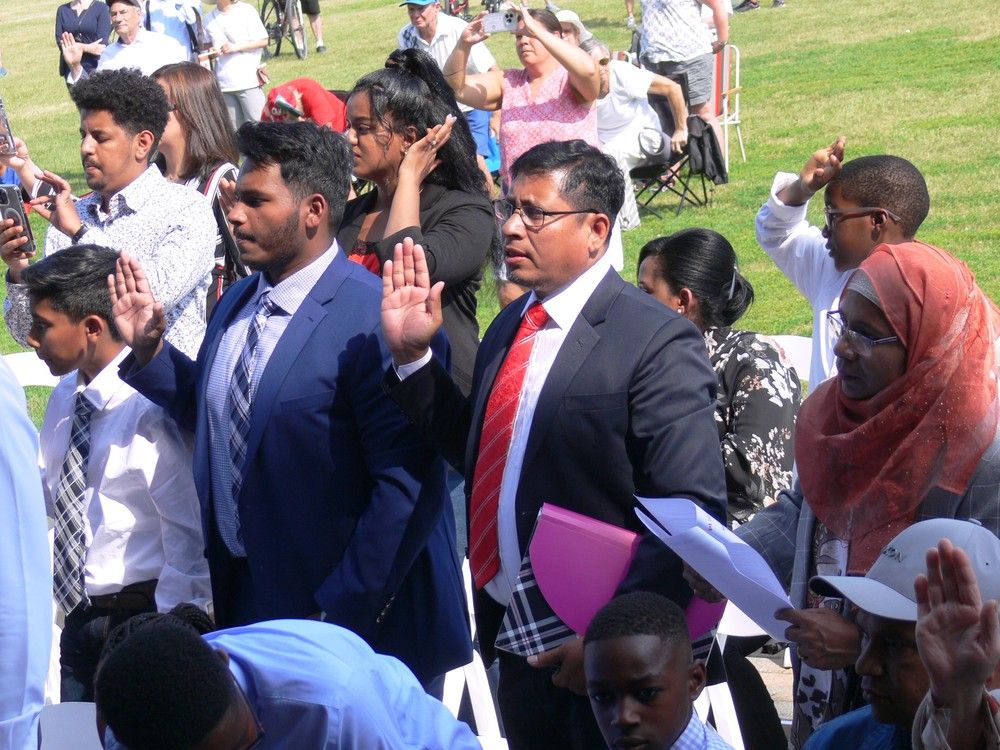 New Canadians take oath of citizenship during Canada Day festivities ...