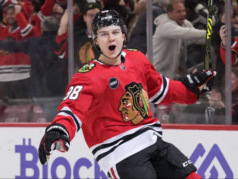 Bedard scores twice, including OT winner, as Chicago outlasts Winnipeg ...