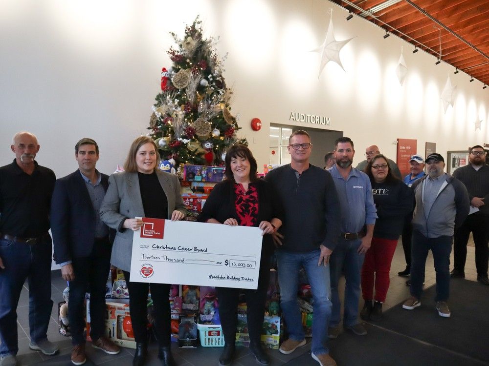 Manitoba Building Trades comes through for Cheer Board in 'big way ...
