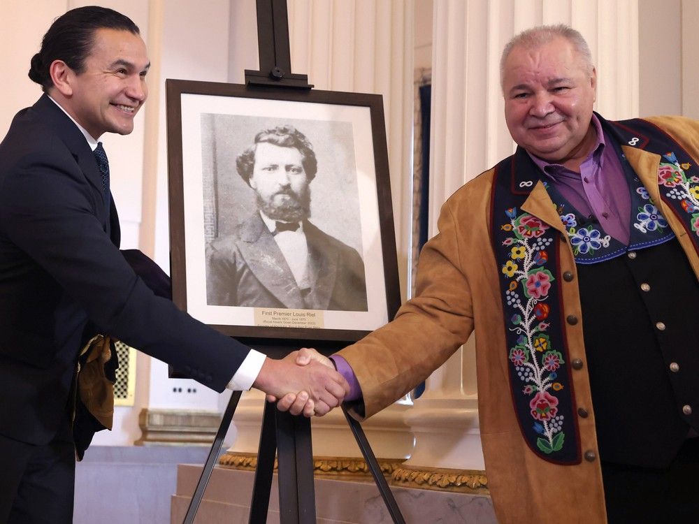 Louis Riel recognized as Manitoba's 1st premier with updated portrait ...