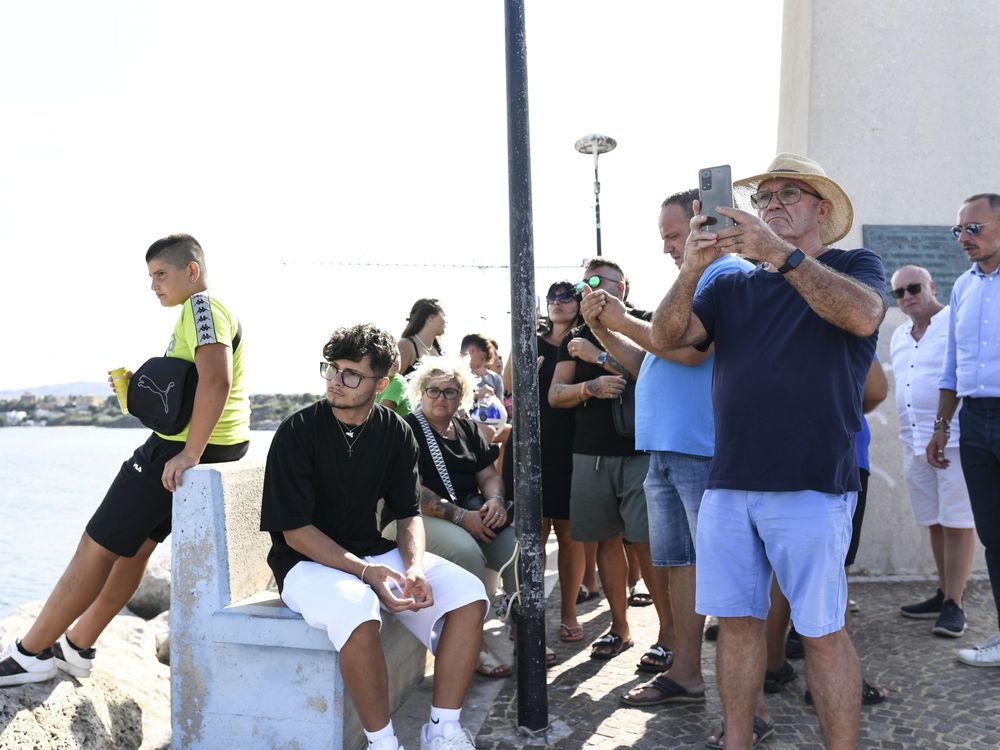 A seventh body is recovered from sunken superyacht off Sicily, believed ...