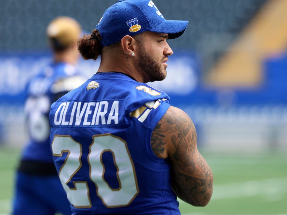Blue Bombers' Brady Oliveira still looking for first 2024 TD | Winnipeg Sun
