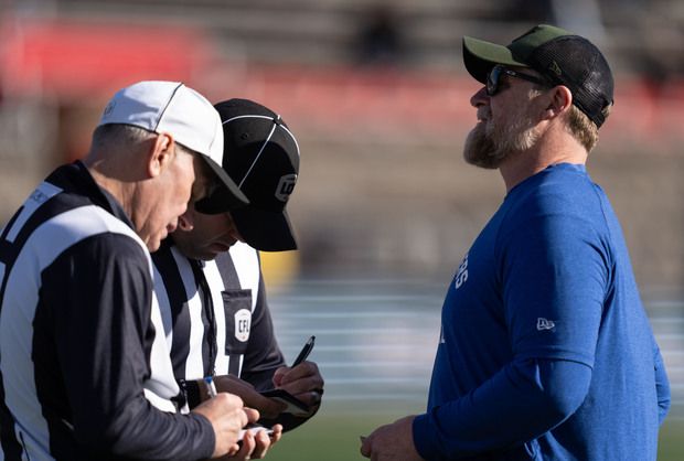 Two Winnipeg referees are part of a crew of officials in an NFL CFL ...