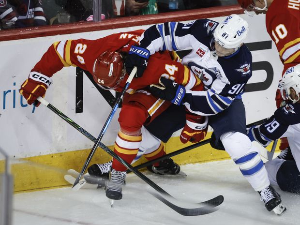 Perfetti finally breaks through as Jets edge Flames in OT | Winnipeg Sun